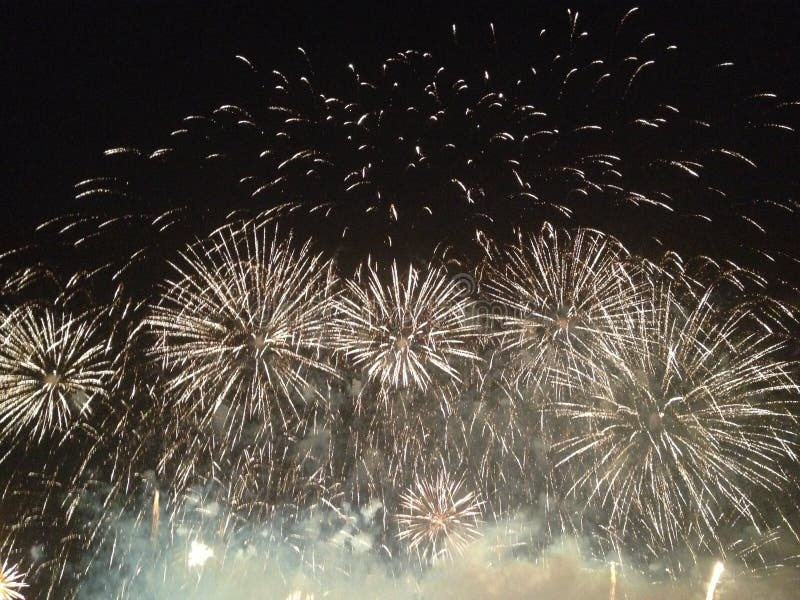 Firework and smoke stock image. Image of montreal, light - 42804843