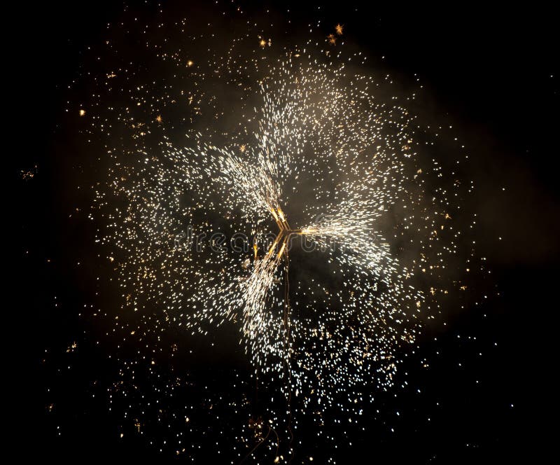 Firework Sparks at Night. Background Stock Photo - Image of night ...