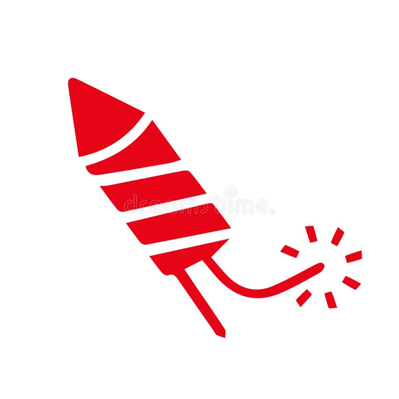 Firework Vector Icon Eps 10. Stock Vector - Illustration of firecracker ...