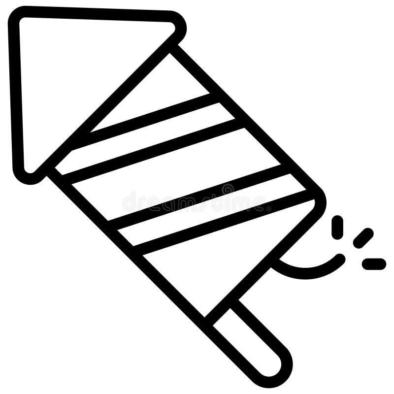 Firework Vector Outline Icon. Modern Thin Line Symbols. Collection of ...