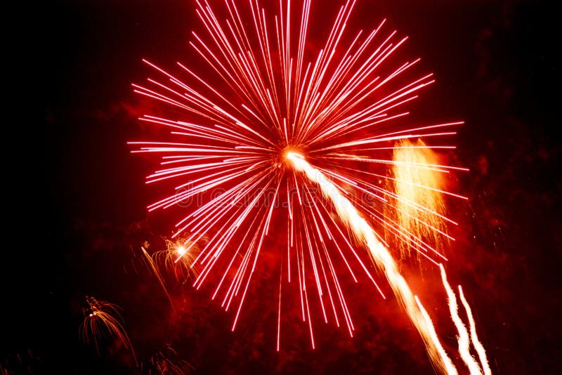 Fireworks 1 stock photo. Image of firework, clear, streaming - 5211306