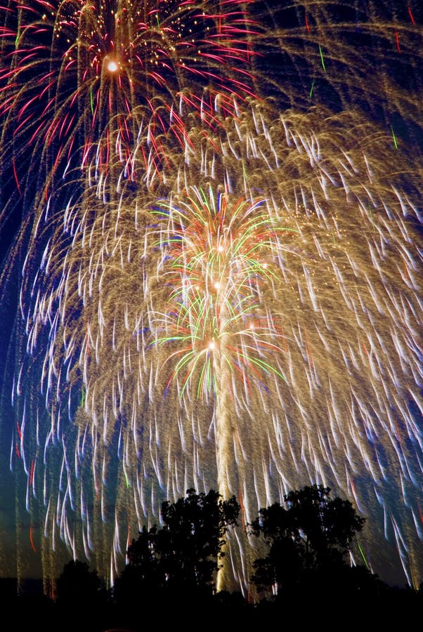 Fireworks stock image. Image of independence, fire, freedom - 10027399