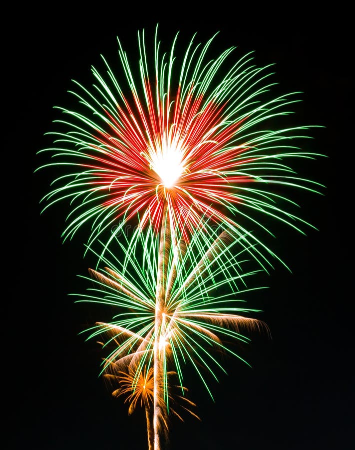 Fireworks. stock image. Image of fireworks, dark, festival - 1002695