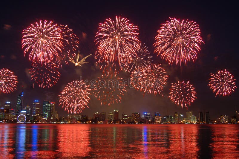 Fireworks stock photo. Image of decor, december, holiday - 12931548