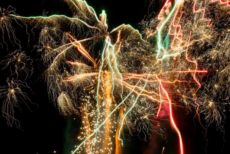 Fireworks stock photo. Image of fireworks, night, abstract - 13230666