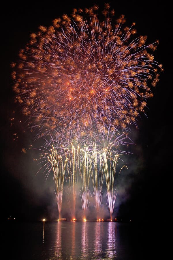 Fireworks Burst stock image. Image of celebrate, gleam, explosions - 9975
