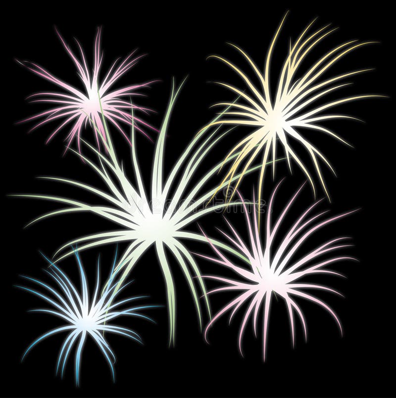 Celebration Firework Explosion Graphic Stock Vector - Illustration of ...