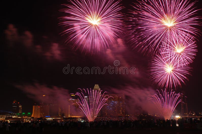 Fireworks 2 stock photo. Image of night, fireworks, national - 3356550