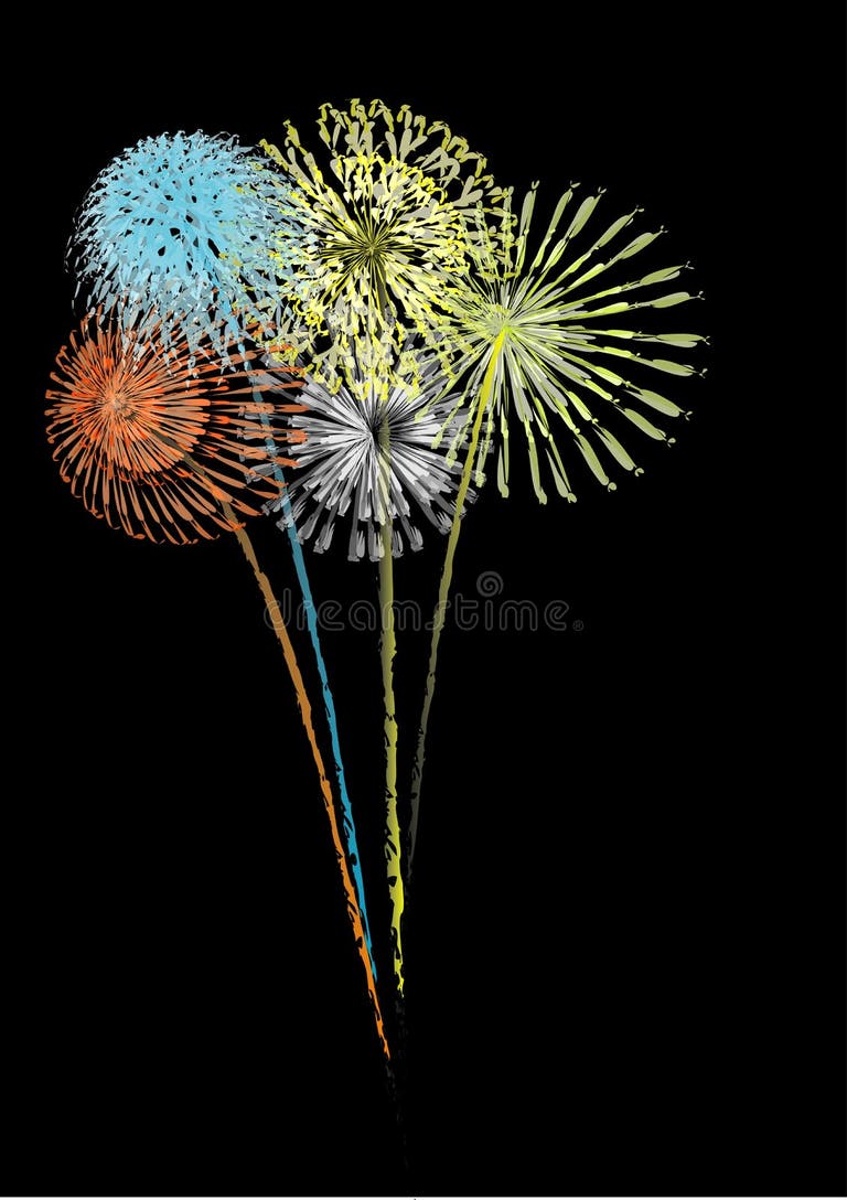 Exploding Fireworks Stock Illustrations – 18,335 Exploding Fireworks ...
