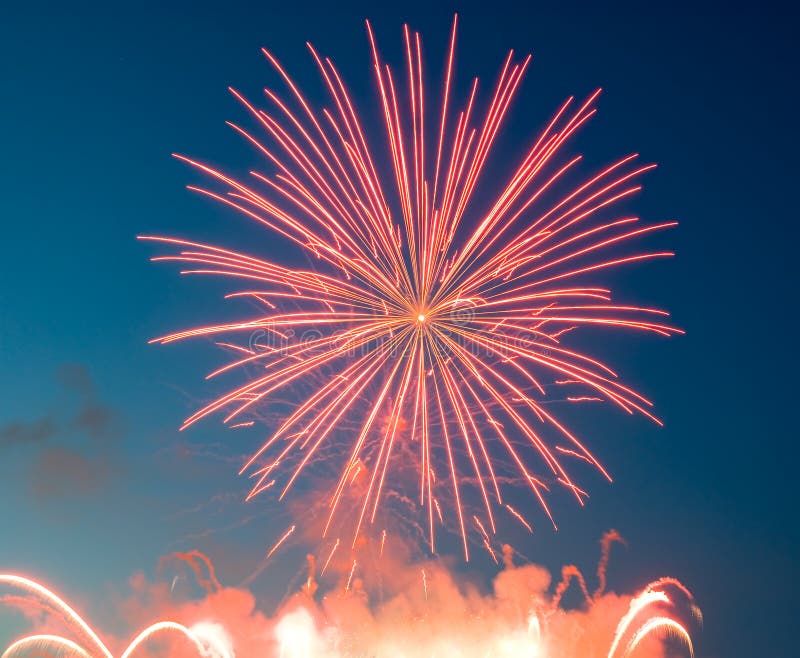 Fireworks stock image. Image of fireball, explode, pyrotechnics - 2725719