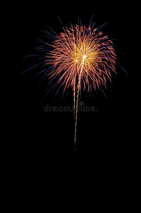 Fireworks stock image. Image of holiday, light, dark, evening - 3327921