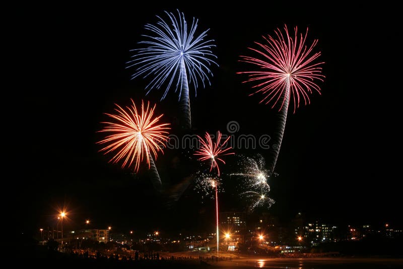 Fireworks stock photo. Image of festive, colors, nighttime - 1155406