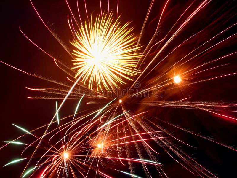 Fireworks stock photo. Image of night, action, motion, scene - 364460