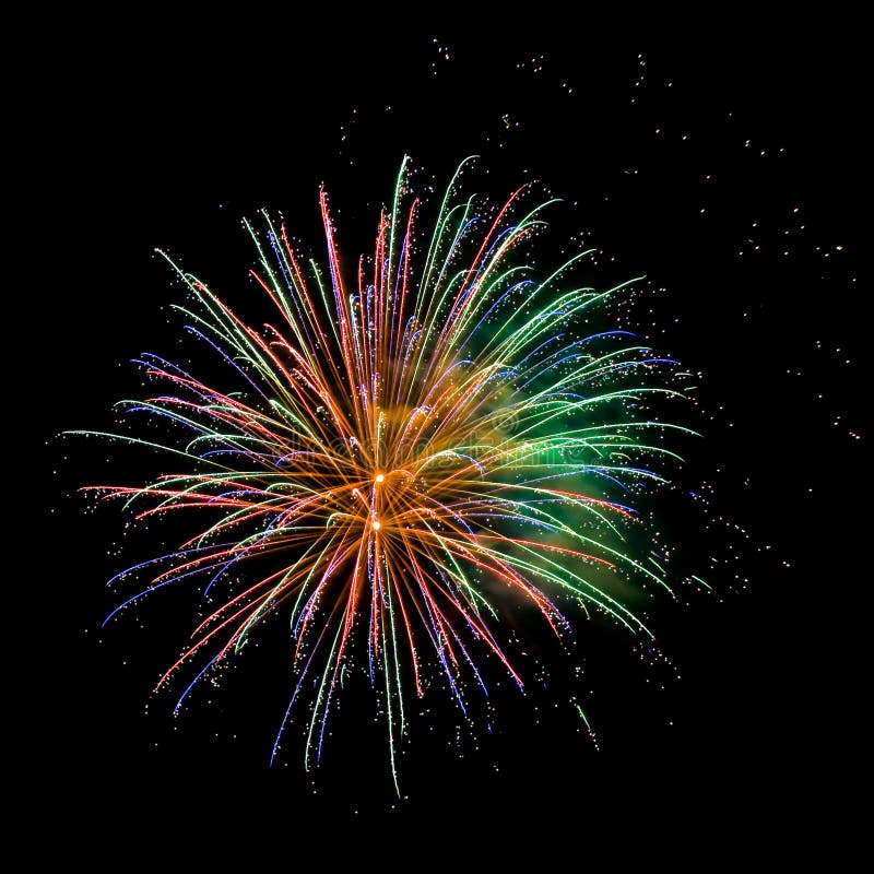 A red firework explosion stock image. Image of burst - 15677697