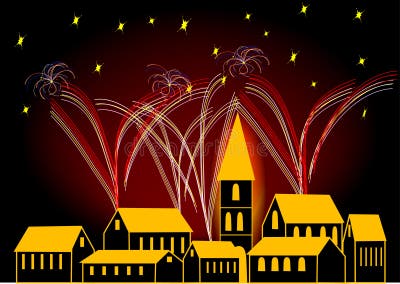 Fireworks Cheer Stock Illustrations – 7,026 Fireworks Cheer Stock ...