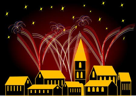 Fireworks Cheer Stock Illustrations – 7,026 Fireworks Cheer Stock ...