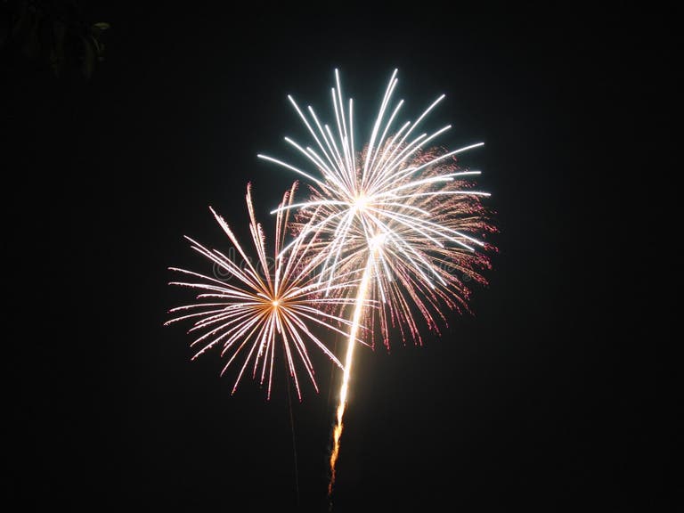 Fireworks stock image. Image of night, explosion, brunensis - 5400103