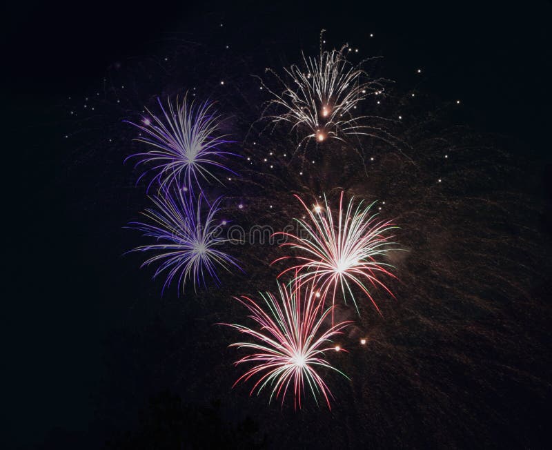 Fireworks stock image. Image of festivities, flame, burst - 12375253