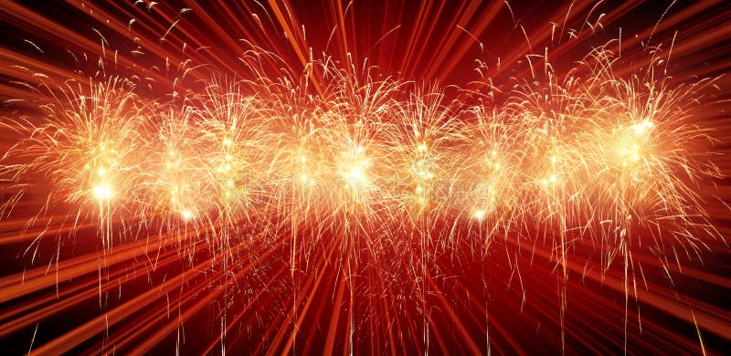 Firework Rockets stock photo. Image of copy, dazzling - 61199518