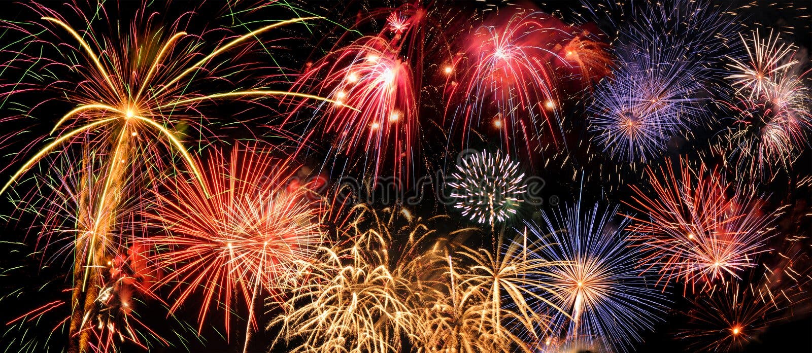 Fireworks bursting stock photo. Image of fire, outdoors - 16925686