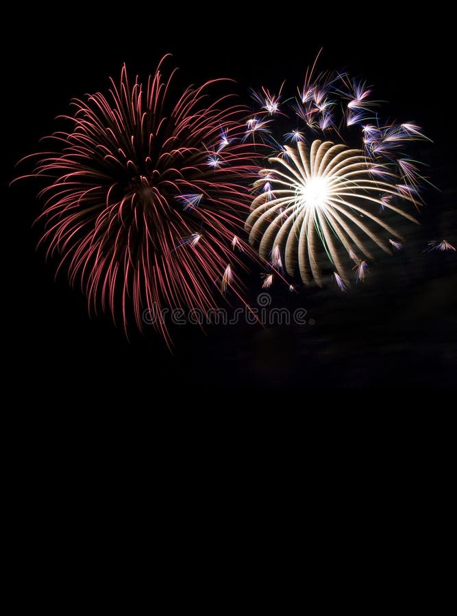 Fireworks stock image. Image of petard, discharge, colorful - 6090615