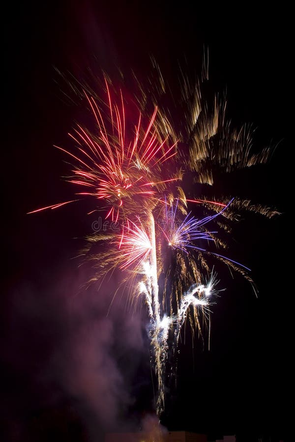 Fireworks stock image. Image of high, seasonal, fourth - 359933