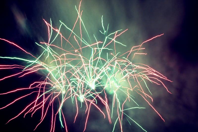 Fireworks stock image. Image of trail, lights, trails - 6093085