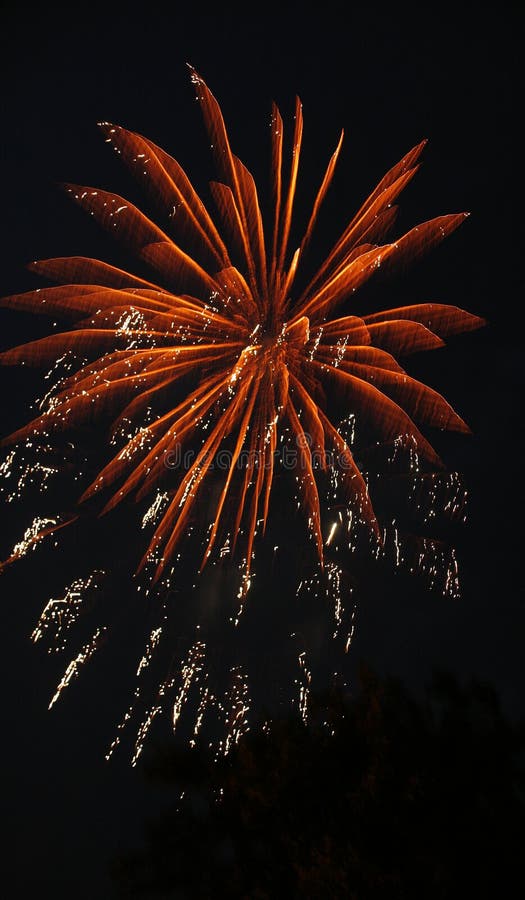 Fireworks stock photo. Image of orange, seasonal, blast - 9757898