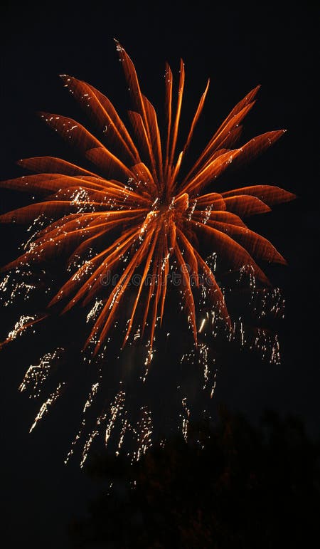 Fireworks stock photo. Image of orange, seasonal, blast - 9757898
