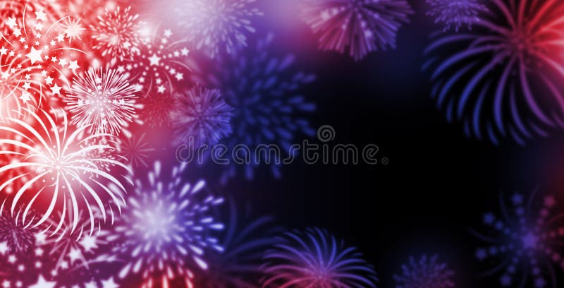 Fireworks background stock illustration. Illustration of abstract ...