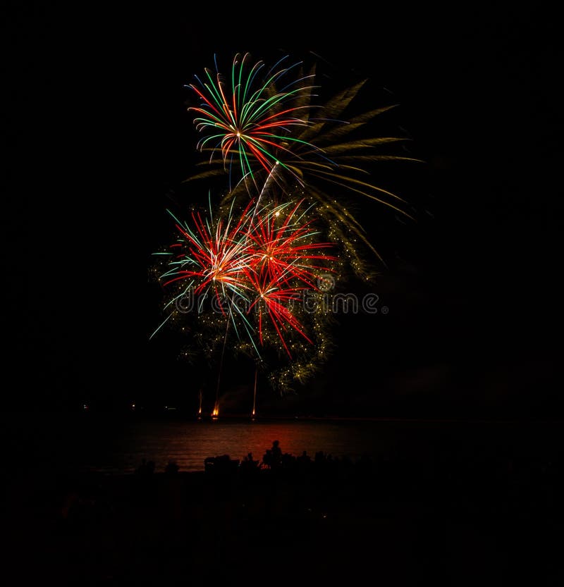 Fireworks stock photo. Image of shine, burst, sparkel - 58033018