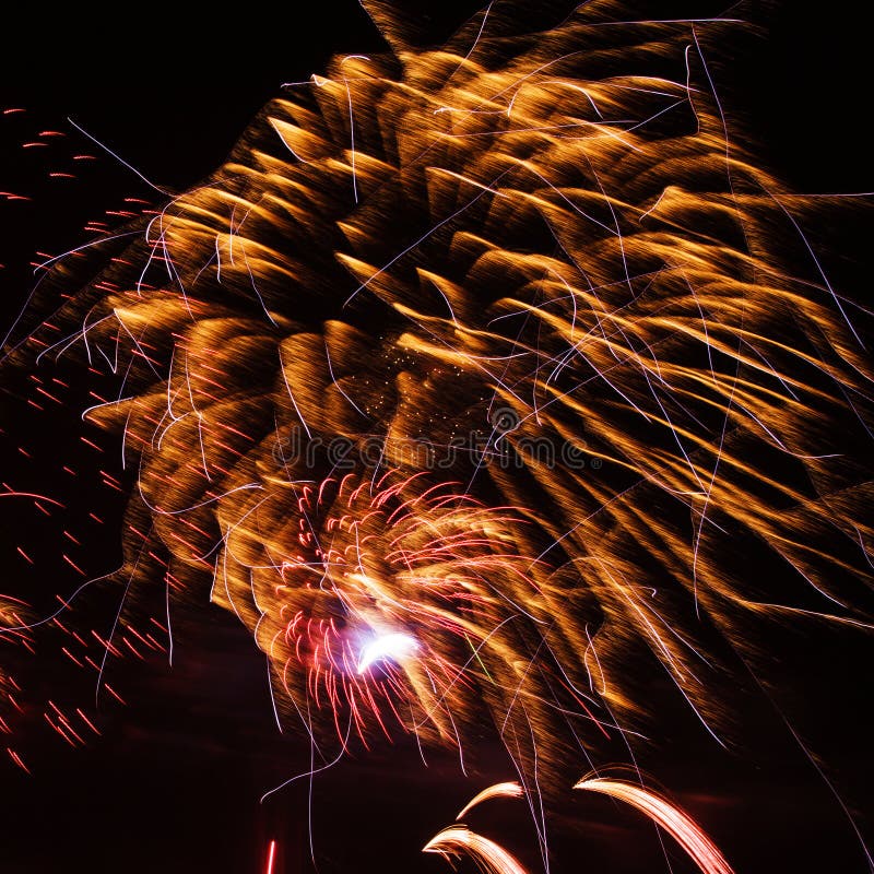 Fireworks stock photo. Image of beautiful, explosion - 39297484