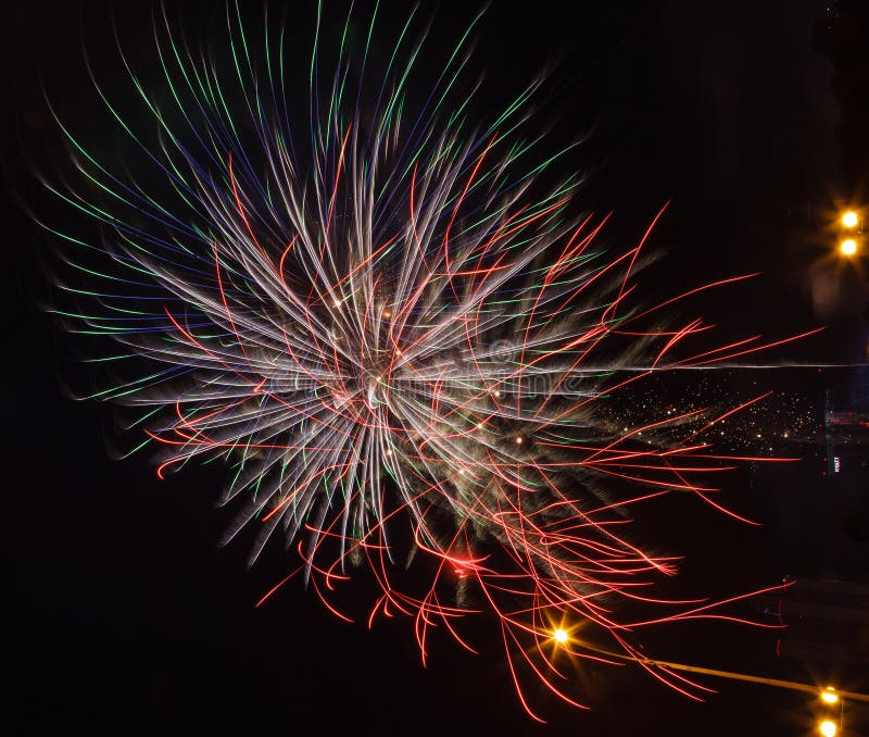 Fireworks stock photo. Image of firework, green, purple - 48050854