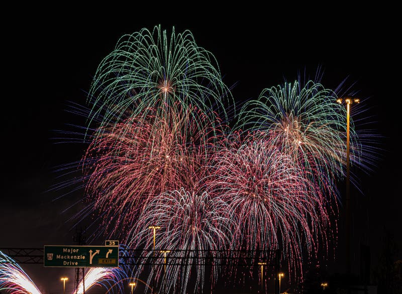 Fireworks on Black Background Stock Image - Image of sparkle, explosion ...