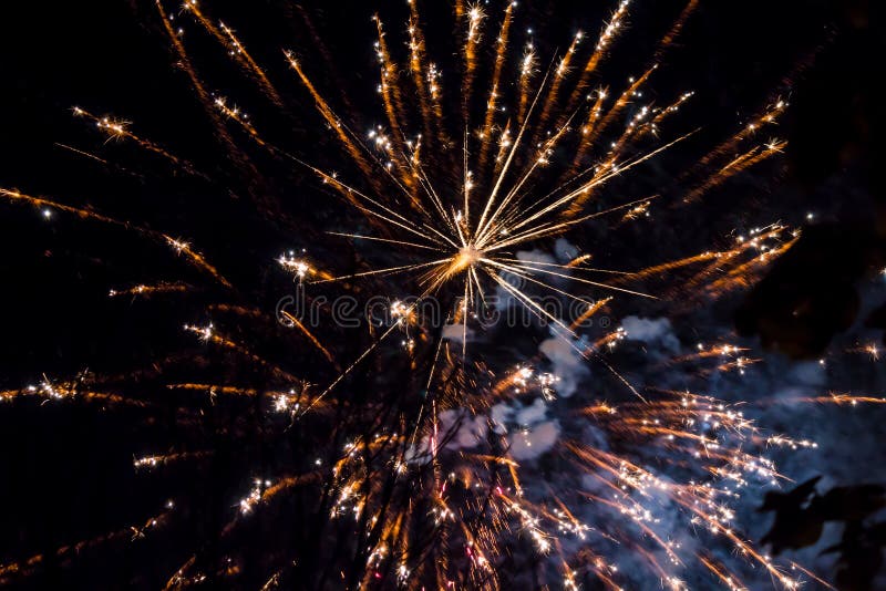 Fireworks stock photo. Image of boom, entertainment, black - 32160584
