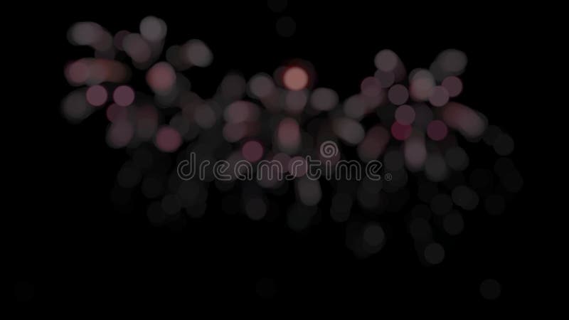 Fireworks Blurred Lights Background Loop. Firework Blur Lens Seamless ...