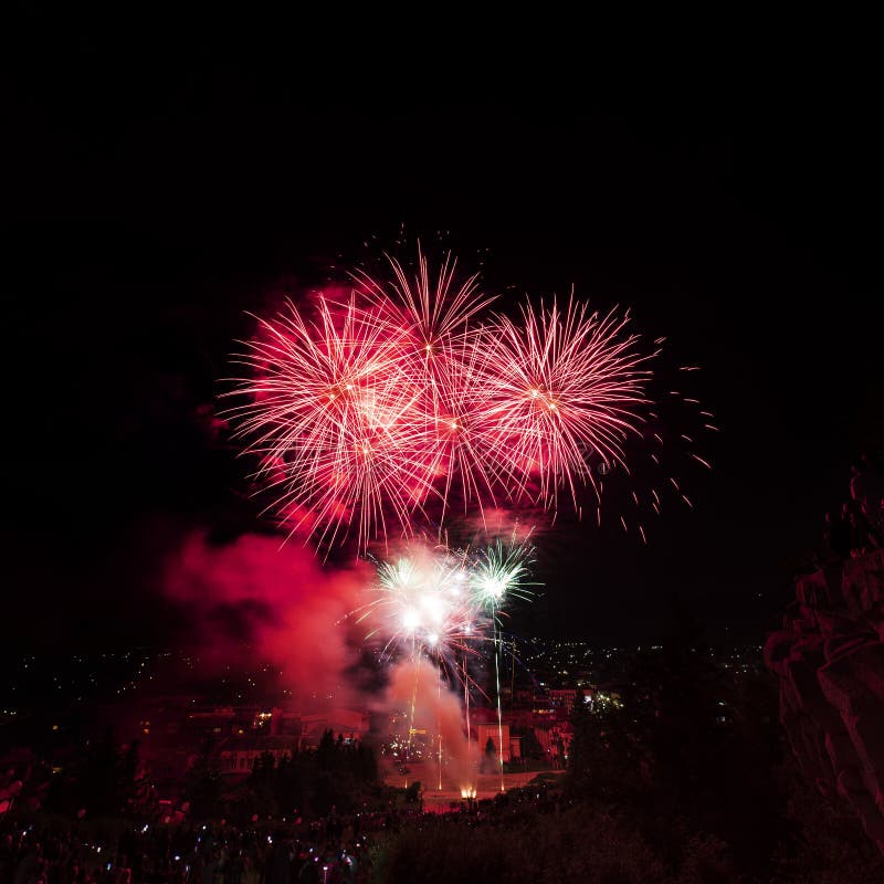 Fireworks, Bulgaria, Europe Stock Photo - Image of celebration ...