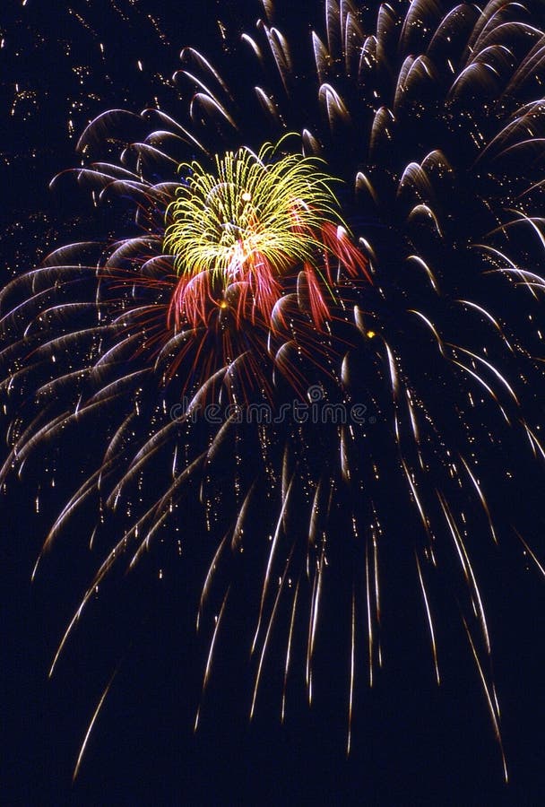 Fireworks Burst stock image. Image of motion, scene, year - 2595