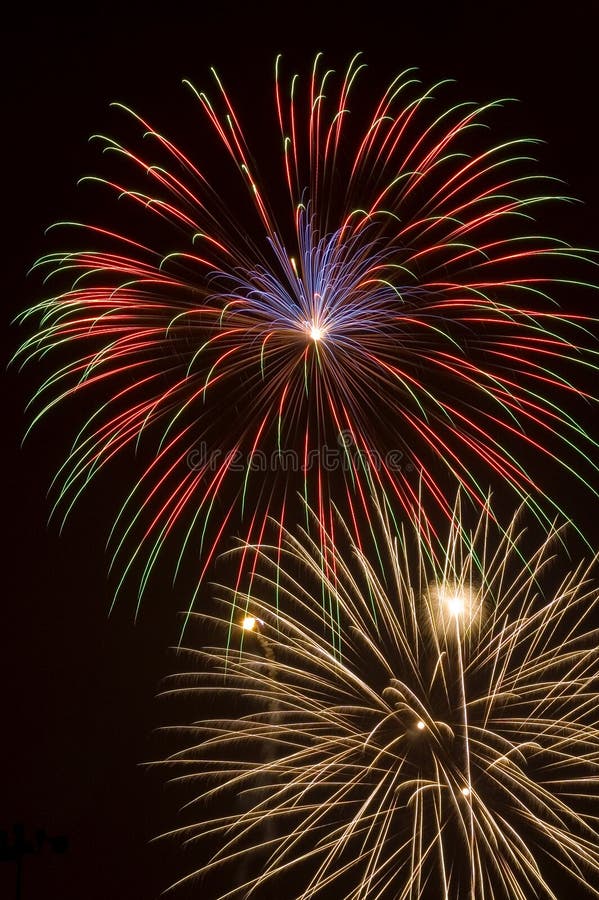 Fireworks burst stock image. Image of firework, entertainment - 936523