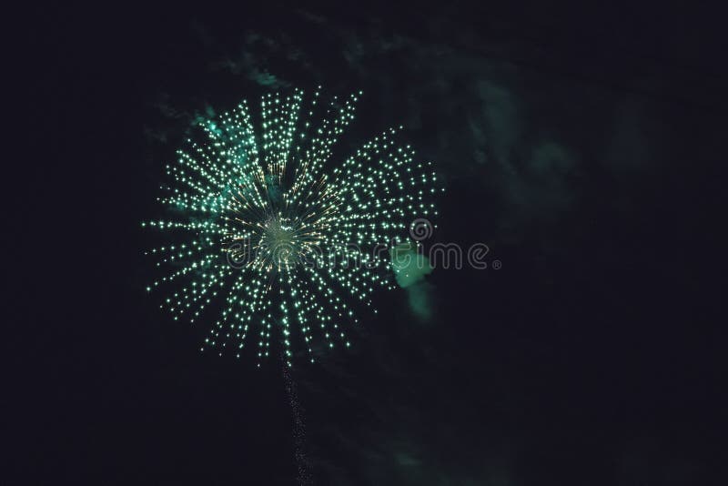 Fireworks Burst Sequence stock photo. Image of smoking - 97916268