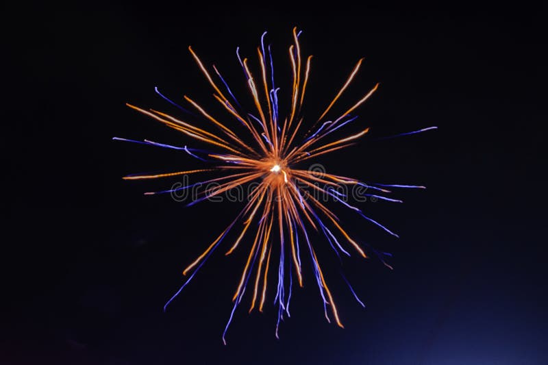 Fireworks Burst stock photo. Image of night, dark, display - 221989692