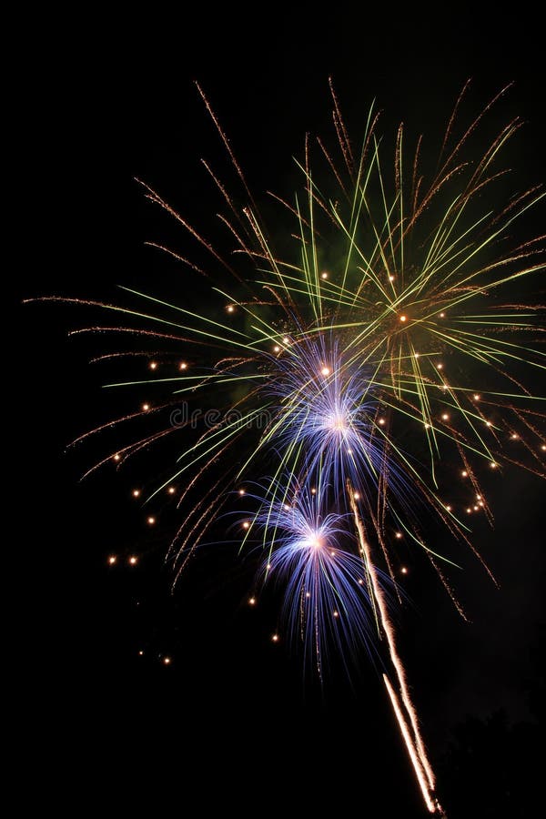 Fireworks Bursting in Air stock photo. Image of explosion - 24498848