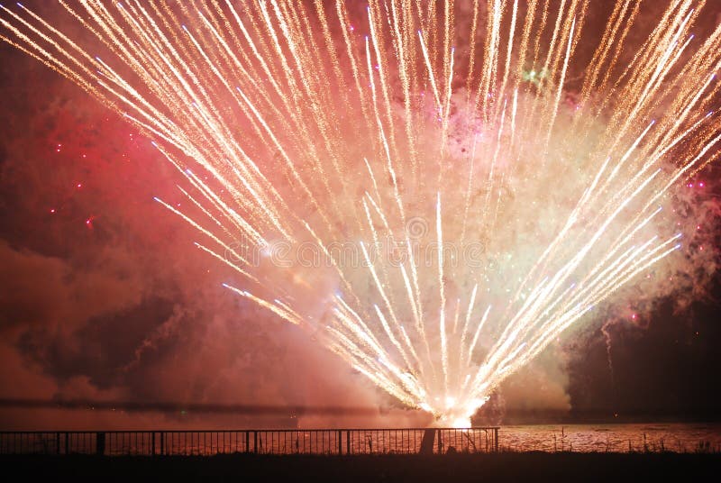 Fireworks bursting stock photo. Image of abstract, glow - 97881466