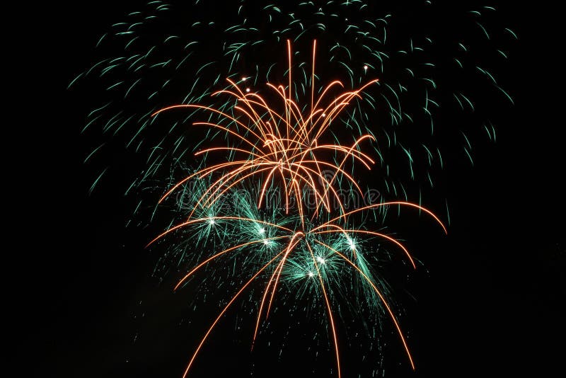Fireworks Bursts stock photo. Image of event, starbursts - 43379778