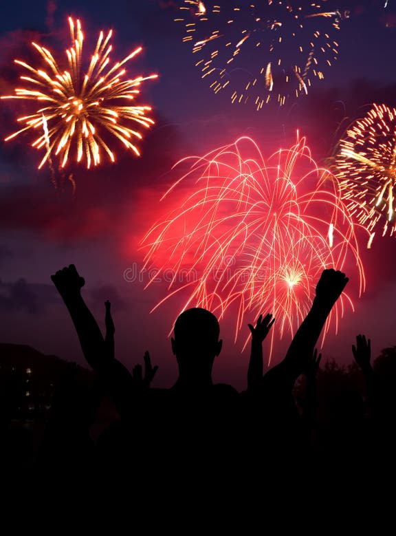 Fireworks Celebration stock image. Image of independence - 25383337