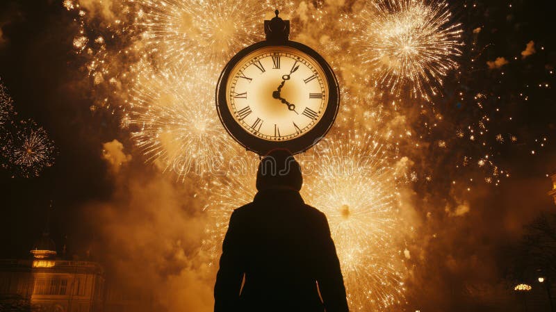 Fireworks and Cheers As the Clock Strikes Midnight on New Year S Eve ...