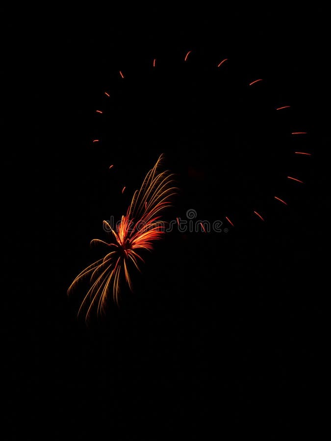 Fireworks with Circle stock photo. Image of night, independence - 228927616