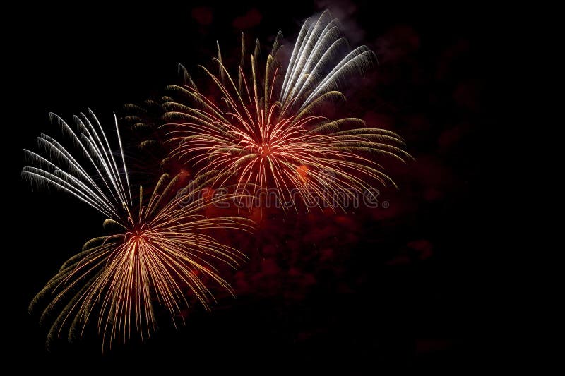 Fireworks stock photo. Image of bang, explosion, shimmer - 208898