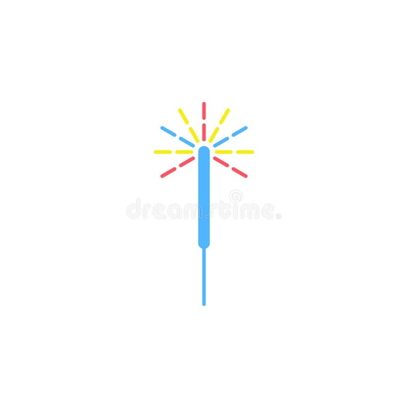 Fireworks Colored Icon. Element of Colored Fireworks Party Icon for ...