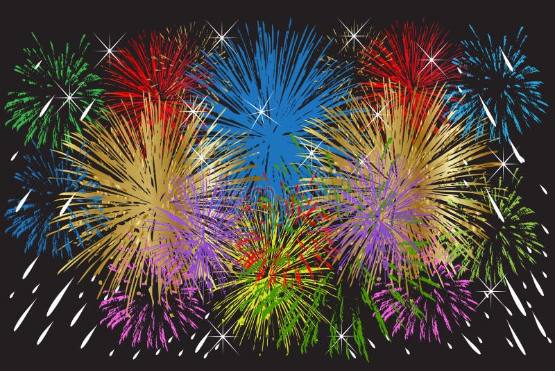 Animated Fireworks Background For Powerpoint